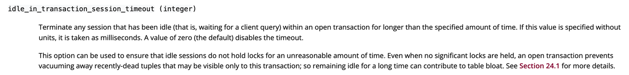 PostgresSQL 超时(Timeout) 详解 – Chat2DB