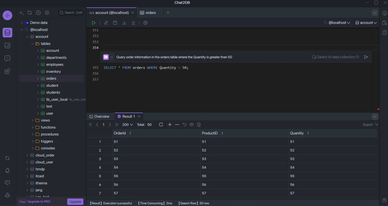 2024 年 9 款最佳免费开源 SQL 客户端 – Chat2DB
